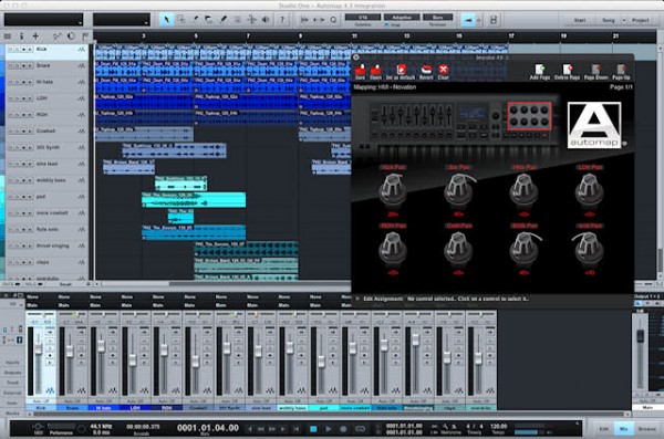 Software de control Novation Automap V4.3